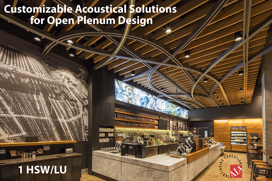 Customizable Acoustical Solutions for Open Plenum Design